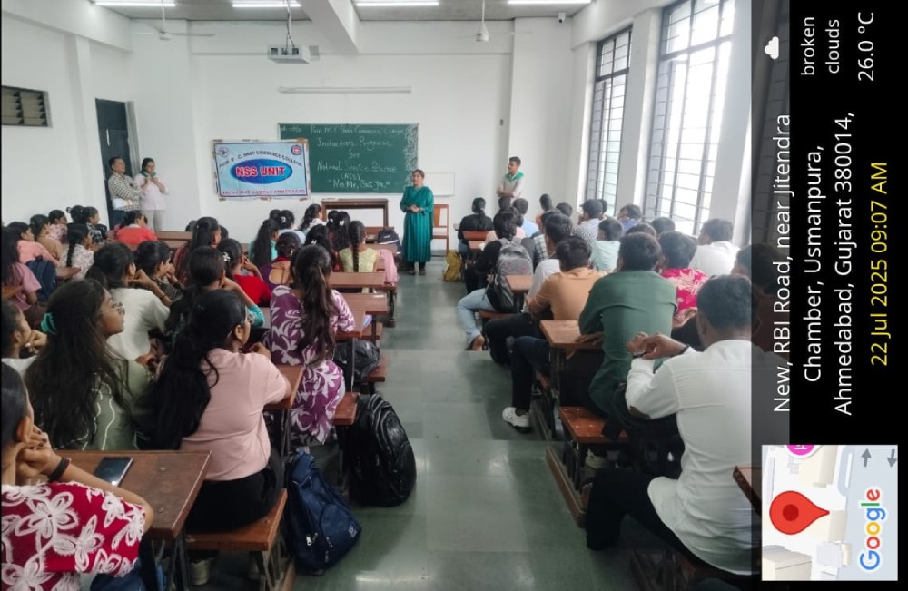 NSS Induction Programme – Prin. M. C. Shah Commerce College